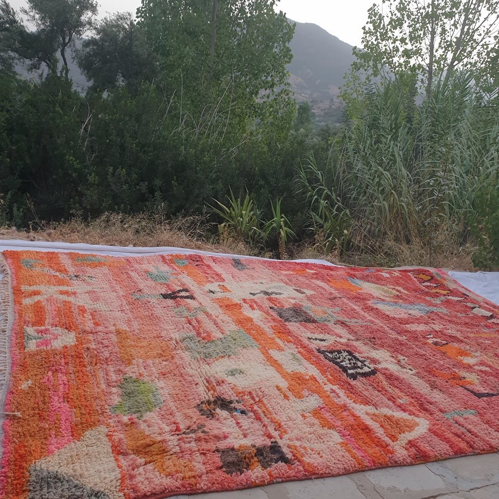 BARBA | Boujaad Rug 13'1x9'7 Ft 4x3 M | 100% wool handmade in Morocco ...