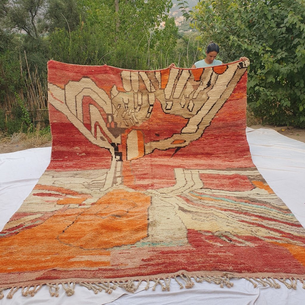 Fiya | MOROCCAN RUG BOUJAD | Moroccan Berber Rug | Colorful Rug Morocc ...